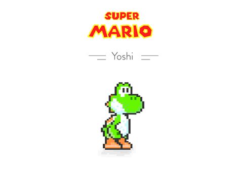 Mario Yoshi 8bit