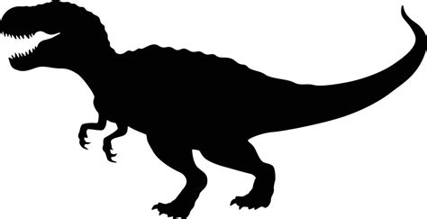 Fierce Dinosaur Trex Silhouette For Bold Designs 58836659 Vector Art At