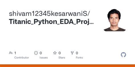 Github Shivam Kesarwanis Titanic Python Eda Project