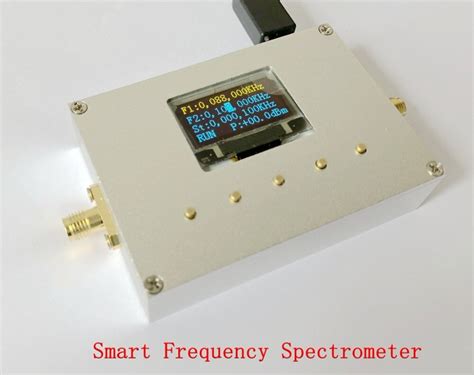 스펙트럼 분석기 오디오 Usb 스마트 주파수 분광계 테스터 10 6000mhz Rf 소스 디지털 파워 미터 블루투스 와이파이
