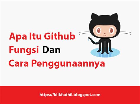Pengenalan Github Fungsi Dan Cara Menggunakannya Programming Blogspot