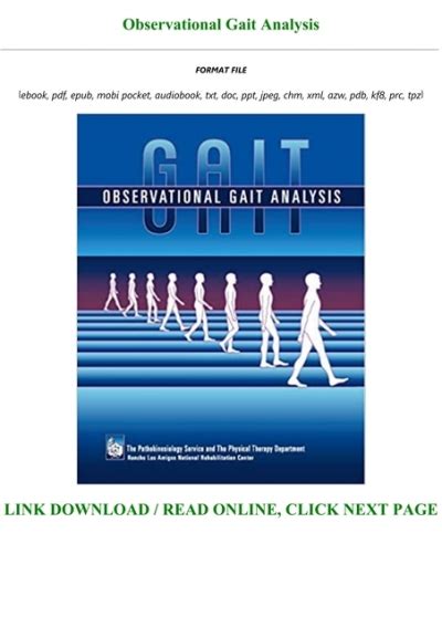 [download] Observational Gait Analysis Full Online