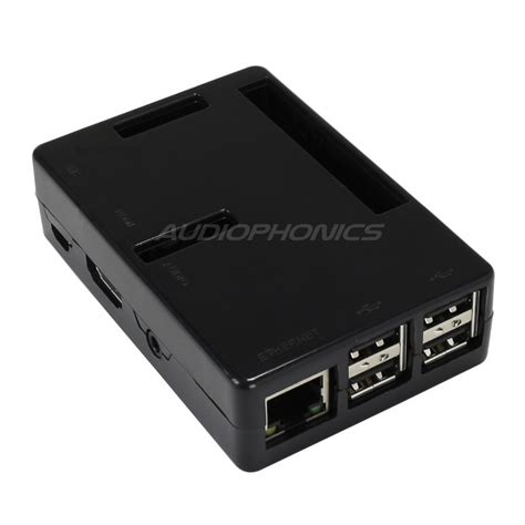 Raspberry Pi 3 Pi 2 And Odroid C2 Plastic Chassis Case Box Black Audiophonics