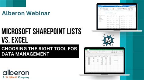 Microsoft Sharepoint Lists Vs Excel Youtube