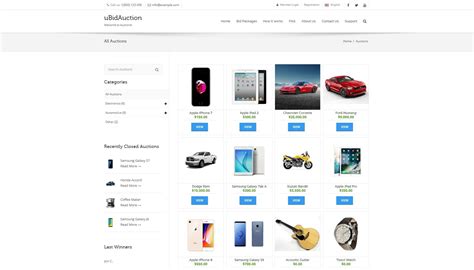 Ubidauction Php Classic And Bid Auctions Script By Apphpcom Codester