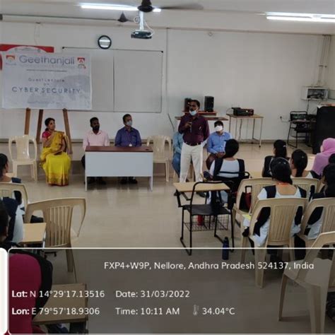 Report On Guest Lecture On Cyber Security” Geethanjali
