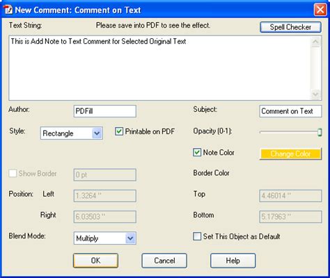 PDF Comment Markup Tools Add Stamp Comment To A PDF Document