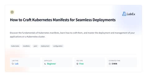 How To Craft Kubernetes Manifests For Seamless Deployments Labex