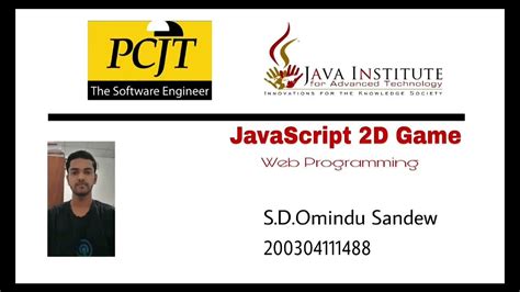 Javascript 2d Game Development Java Institute For Adavanced