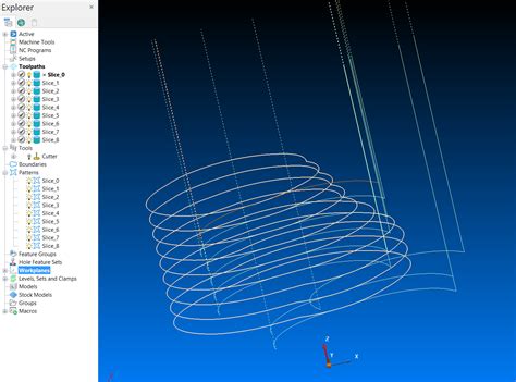 Create Curve By Using Center Of Toolpaths Patterns Or Workplanes Using
