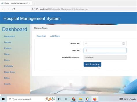 Hospital Management System Using Java Web Application Upwork