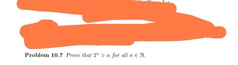 Solved Problem 10 7 Prove That 2 N For All N E N Chegg Com