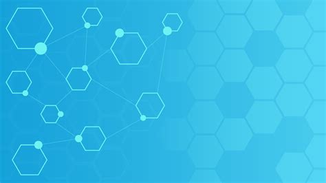 Abstract Medical Background Design Hexagonal Shapes Molecular Structure For Medicine Chemistry