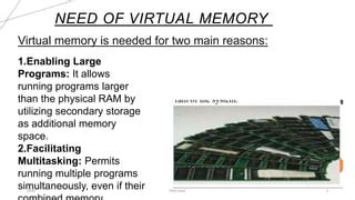Virtual Memory Based On Operating System PPT