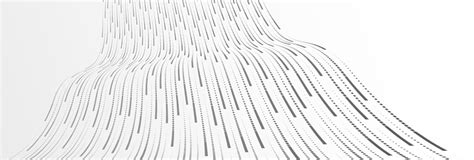 빅 데이터 흐름 기술 및 과학 벡터 배경 라인 전자 및 디지털 스타일이 있는 기술 추상화3d 차원 관점 추상적 일러스트레이션 3