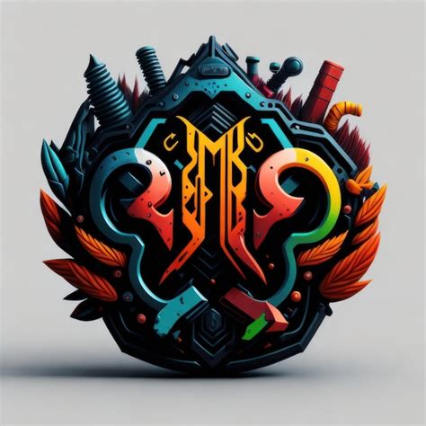 Premium Ai Image A Game Controller Colored Logo Futuristic Design Concept