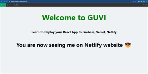 Deploy a React app for Free To Firebase, Vercel & Netlify - GUVI Blogs