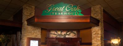Menu For The Great Oak Steakhouse In Temecula Ca Sirved
