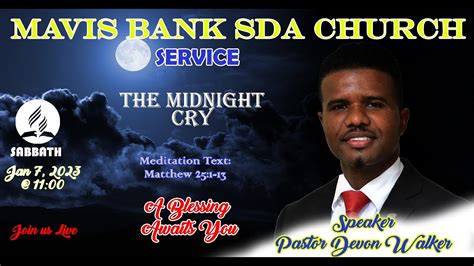 The Midnight Cry Pastor Devon Walker Youtube