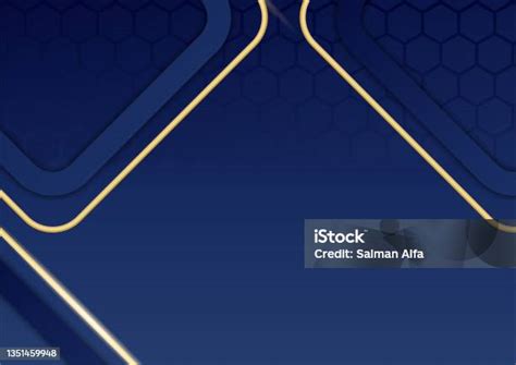 골드 스레드가 있는 추상적인 파란색과 골드 화이트 배경 추상적인 다각형 패턴 고급 다크 블루 골드 0명에 대한 스톡 벡터 아트 및 기타 이미지 Istock