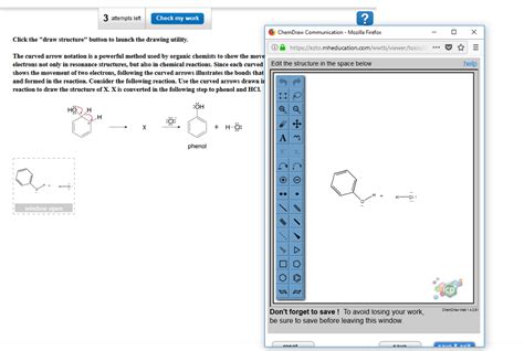 Solved 3 Attempts Left Check My Work Chemdraw Communicati