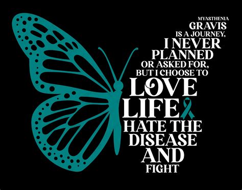 Myasthenia Gravis Is A Journey Svg Png Myasthenia Gravis Awareness