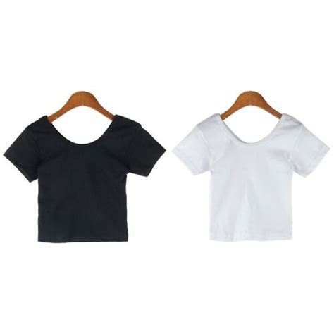 업타운걸스 반팔 크롭티 배꼽티 반팔티 라운드 티 크롭탑 업타운걸스