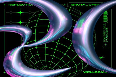 BRUTAL CHROME TEXT EFFECT On Behance