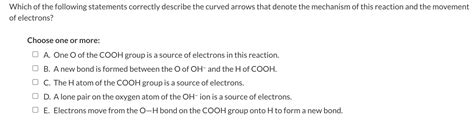 Solved Which of the following statements correctly describe | Chegg.com