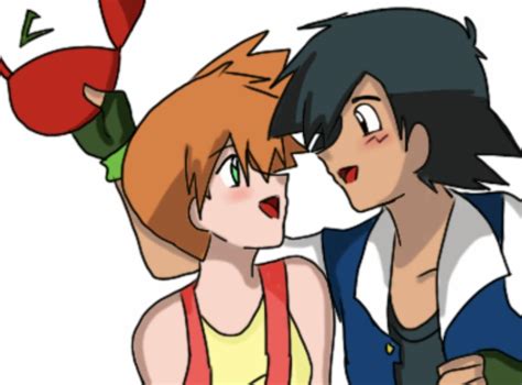 ‘pokeshipping Blushies A Fan Art By ‘trainerashandred35 Raaml