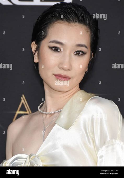 Los Angeles Usa 18th Oct 2021 Menger Zhang Arrives At Marvel