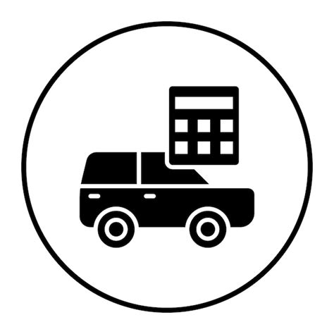 Premium Vector Car Loan Calculator Vector Illustration