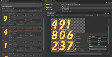 textmeshpro 图片字 yanghui01 博客园