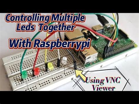 Blinking Multiple Leds With Raspberry Pi Embedded Sysyem Iot Projects YouTube