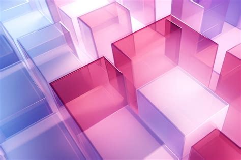 Premium Ai Image Abstract Geometric Cubes Background Beautiful Illustration Picture Generative Ai