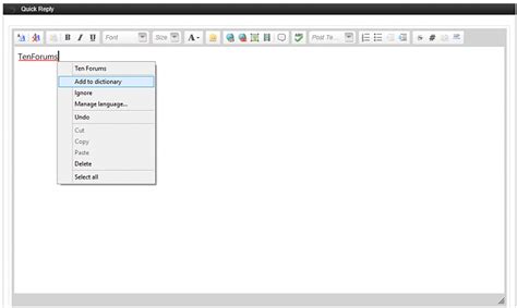 add or remove words in spell checking dictionary in windows 10 tutorials