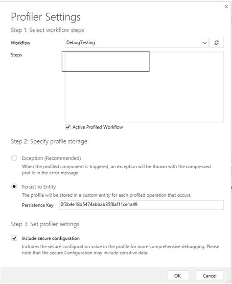 Dynamics Crm Cant See Steps In Profile Workflow When Debugging Through Plugin Registration