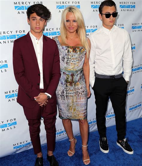 Pamela Anderson Walks The Red Carpet With Her Sons See The Pic Life