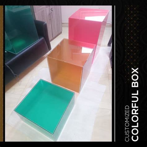 Acrylic Colorful Box Acrylic Colorful Box