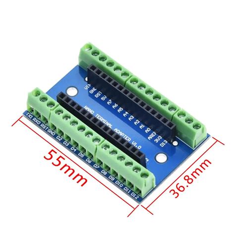Arduino Nano Terminal Adapter Simplify Connections And Enhance Funct Techtoast
