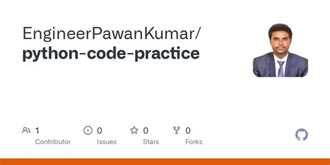 Github Engineerpawankumar Python Code Practice