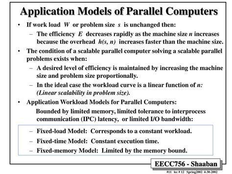 Ppt Parallel System Performance Evaluation And Scalability Powerpoint