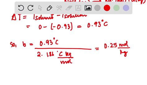 SOLVED I Determine The Boiling Point Of A NaCl Solution Assuming Complete