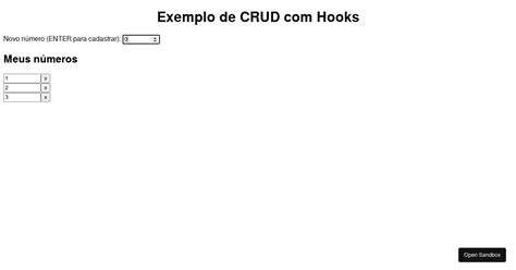 React Simple Crud Codesandbox