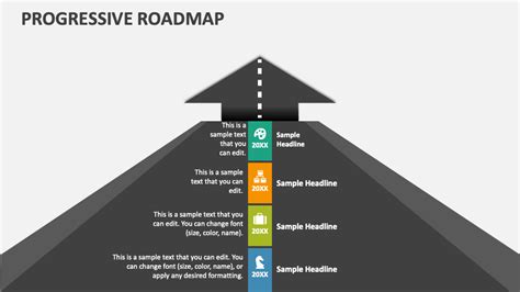 Progressive Roadmap Powerpoint Presentation Slides Ppt Template