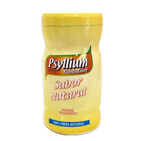 Psyllium Plantago Natural Frasco X 200 Gramos Siman El Salvador