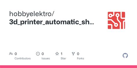 github hobbyelektro 3d printer automatic shutdown