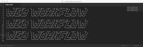 web workflow cory etzkorn