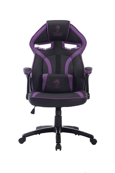 כיסא גיימינג דראגון דגם אולטרה בצבע סגול שחור Ultra Gaming Chair Shopopo שופופו