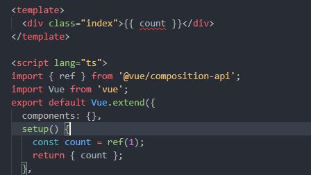 The Template Does Not Recognize Variables After Using Composition Api In Vue Issue